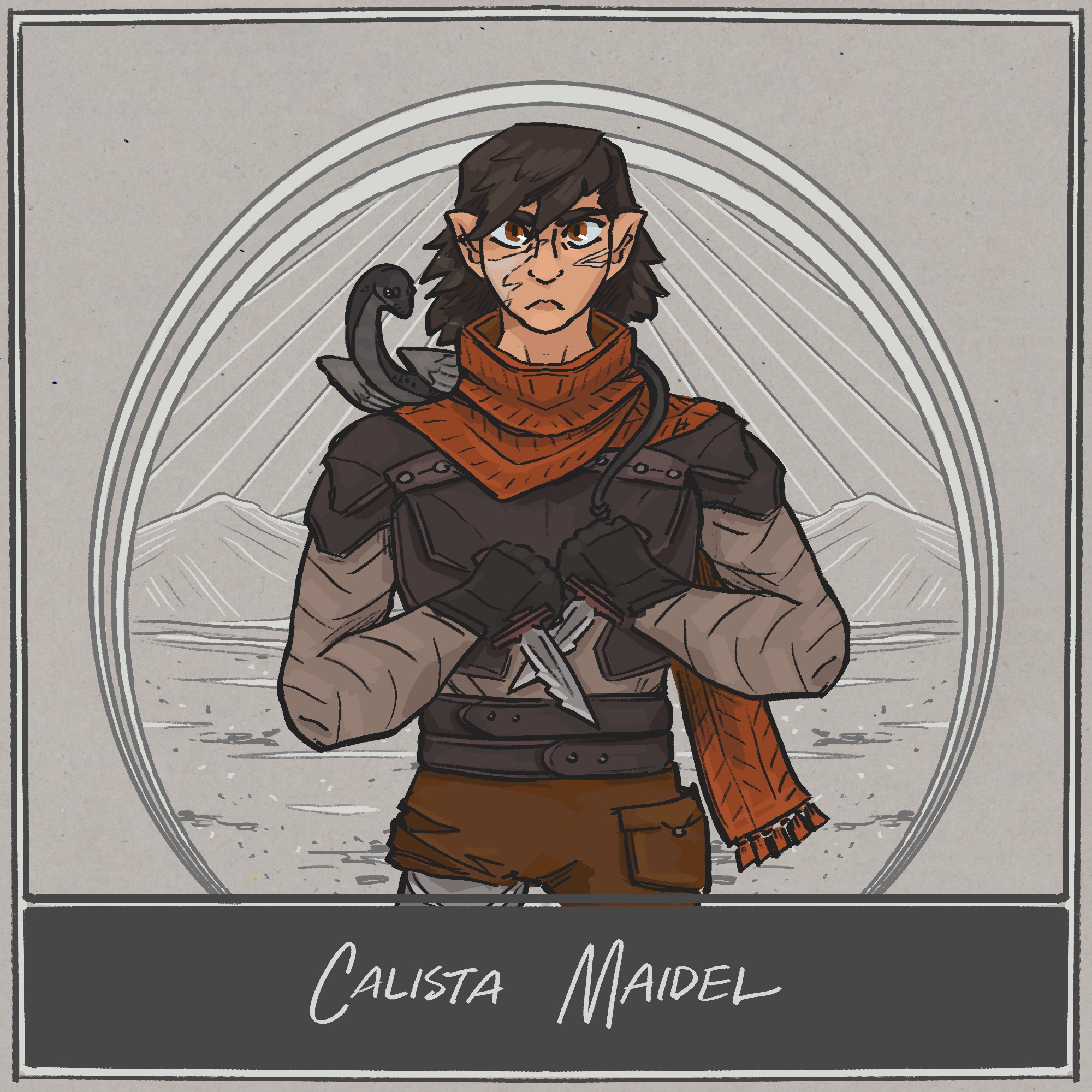 Calista Maidel - Characters