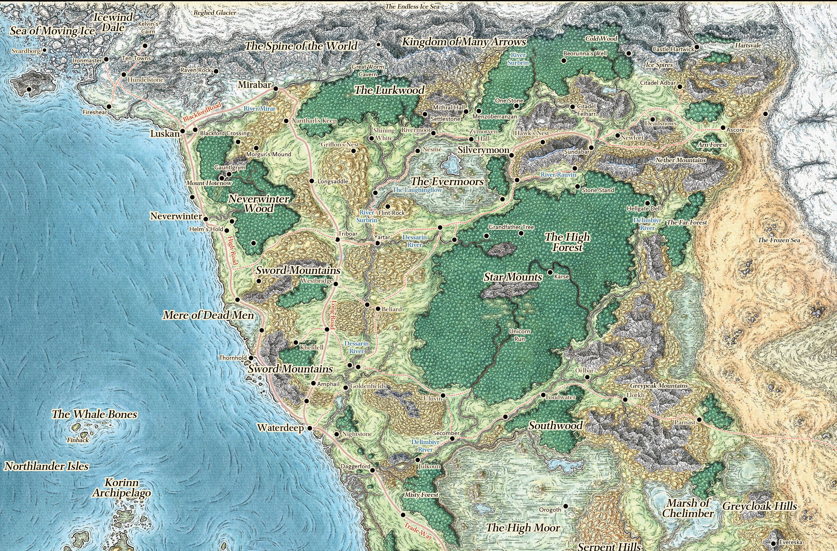 The North Maps
