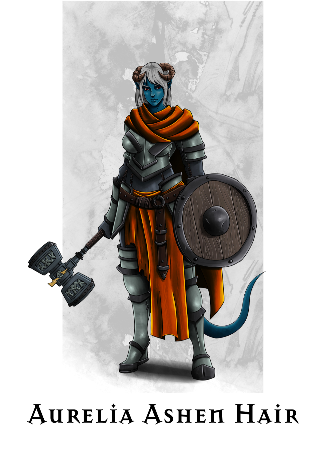 Aurelia Ashen Hair - Characters