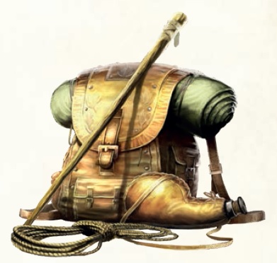 Mochila del viajero aventurero - Objects - Kanka