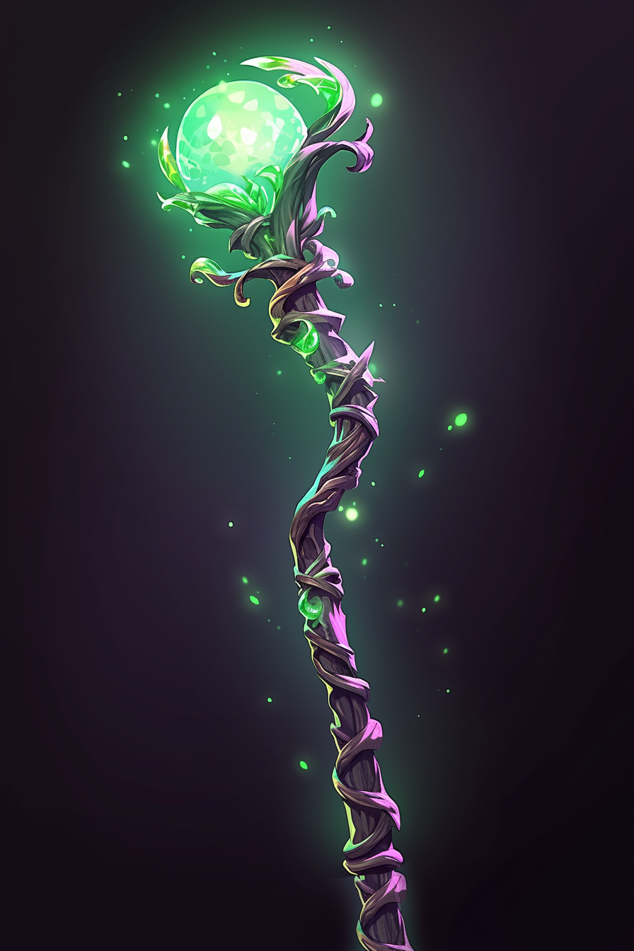 Heartwood Staff - Objects - Kanka