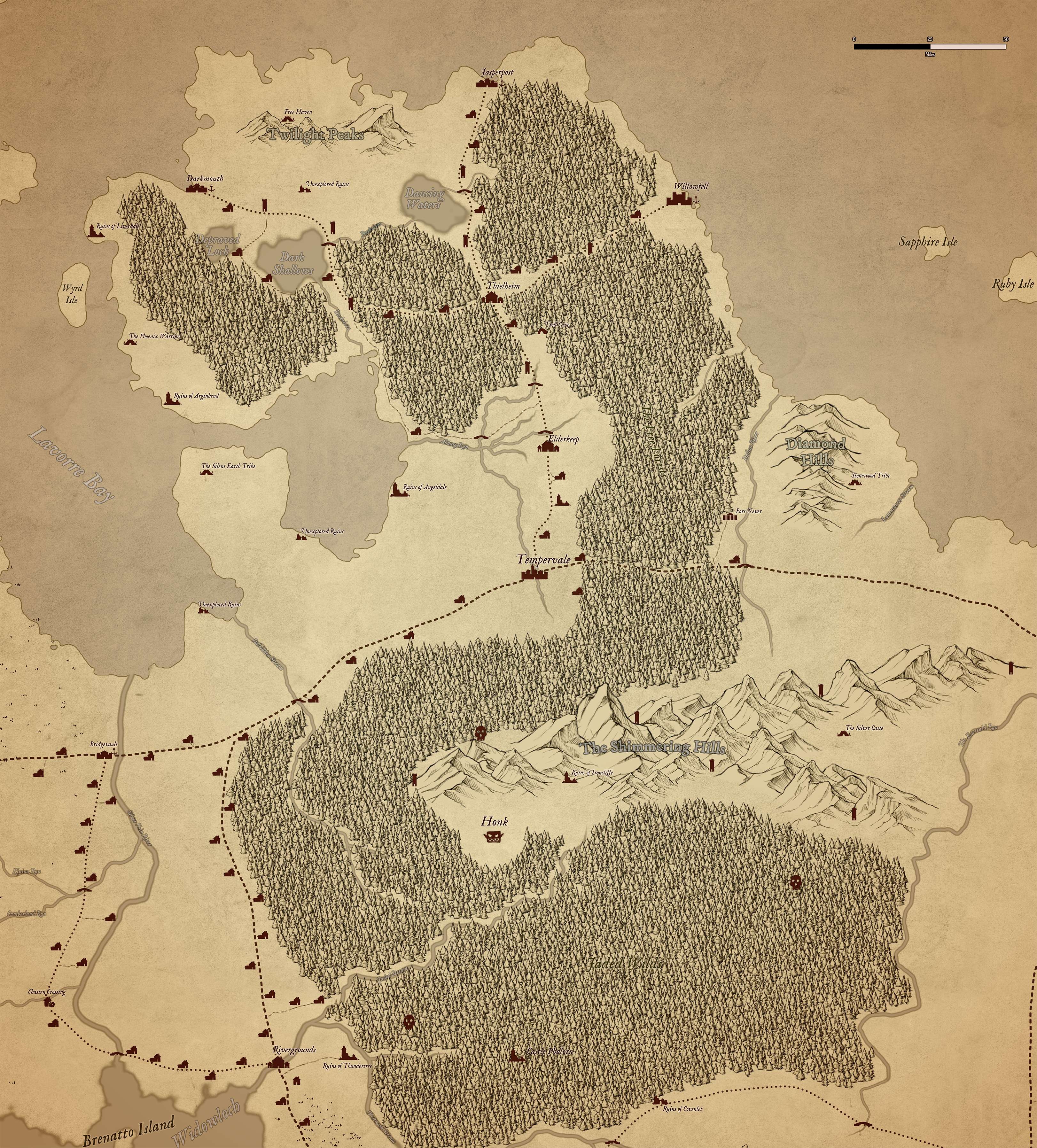 The Wild North - Maps