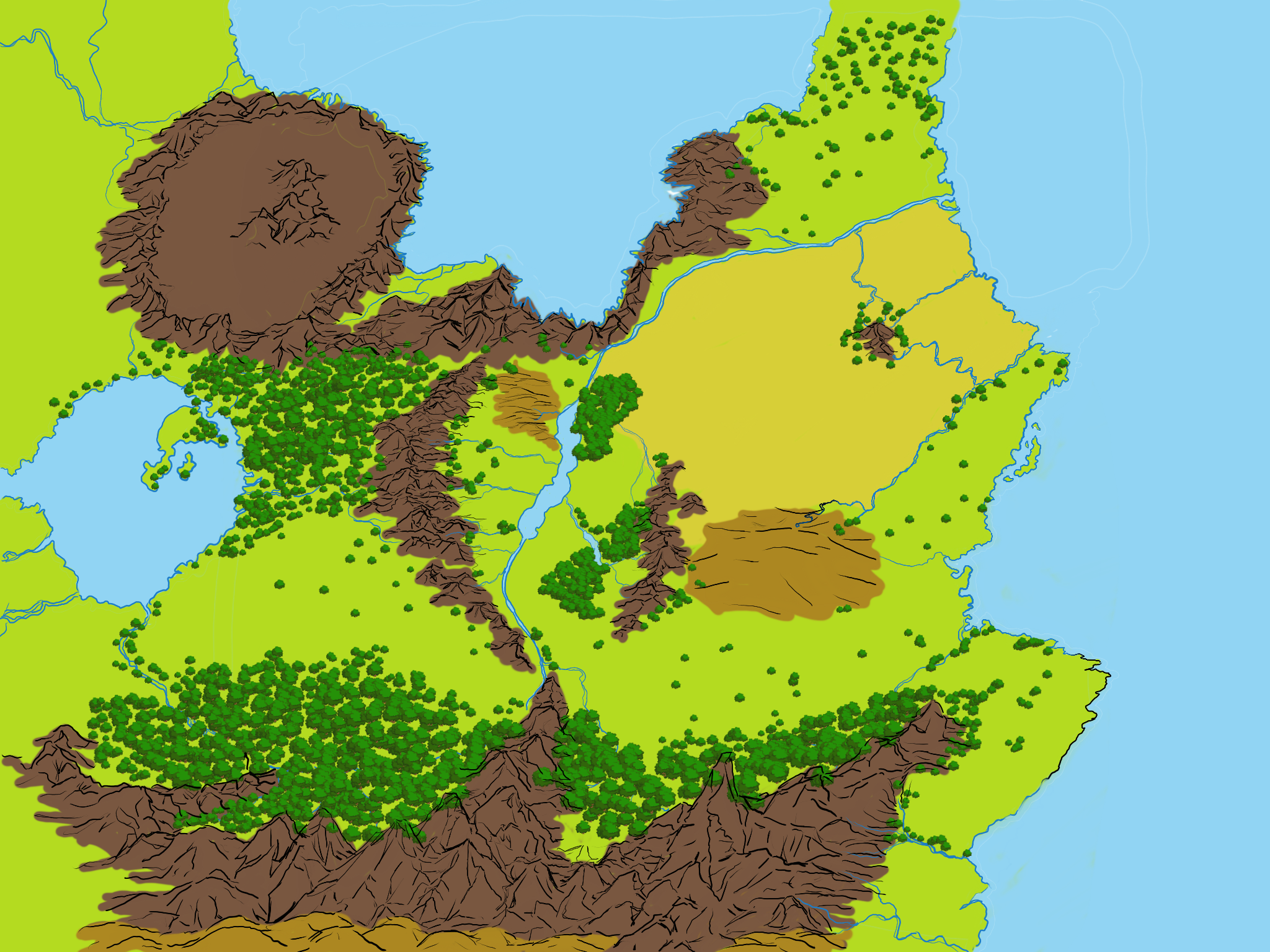 Mappa del continente Inventory - Kanka