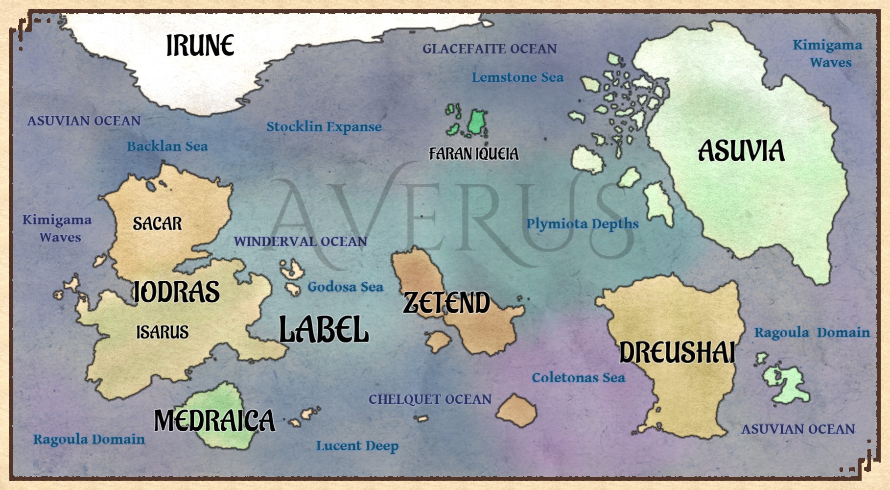 Map of Averus Inventory - Kanka