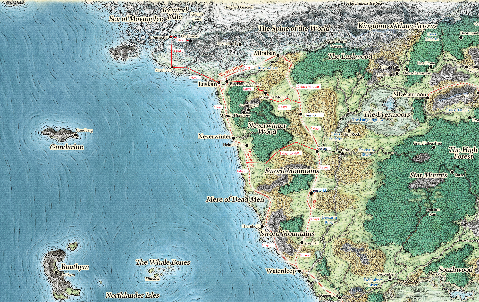 Sword Coast Maps
