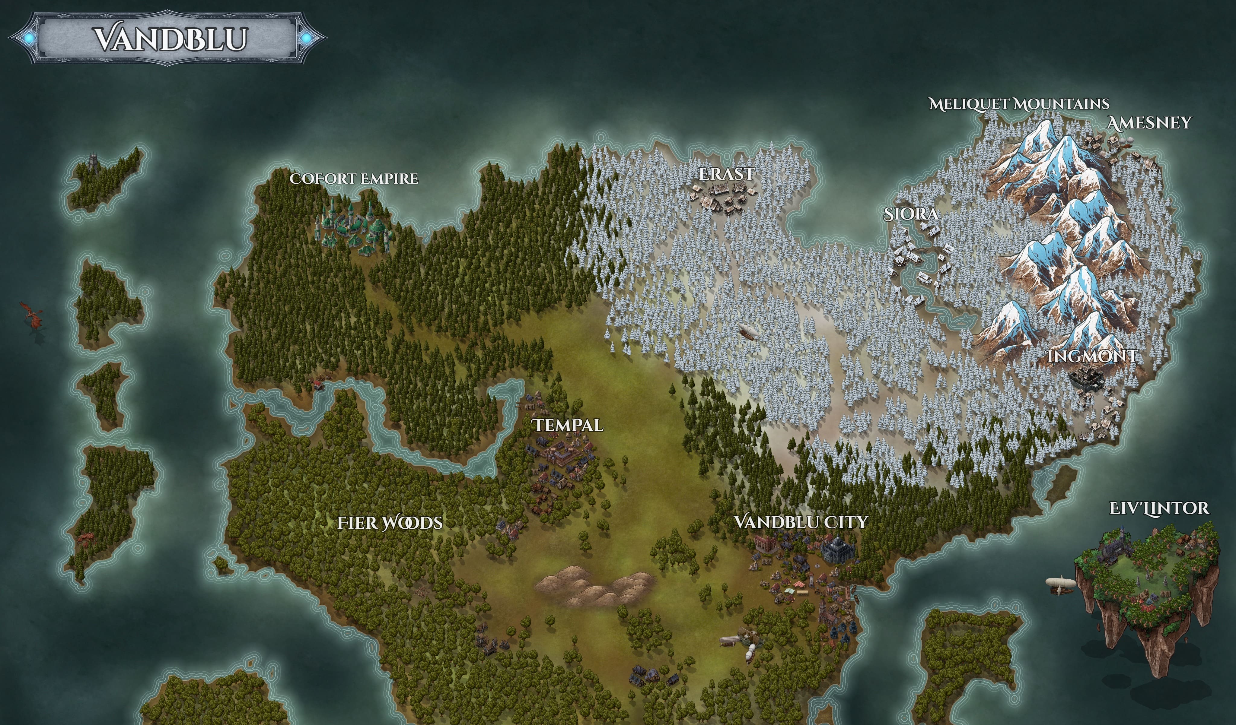 Vandblu Map Maps - Kanka