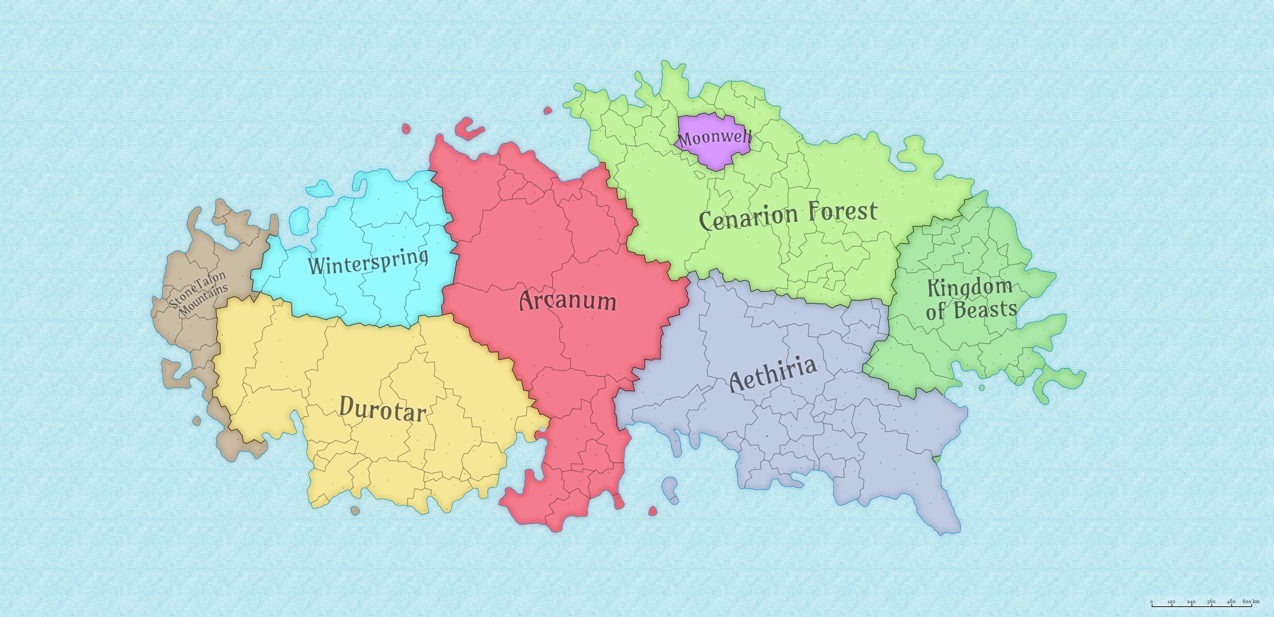 World Map of Enoria Assets - Kanka