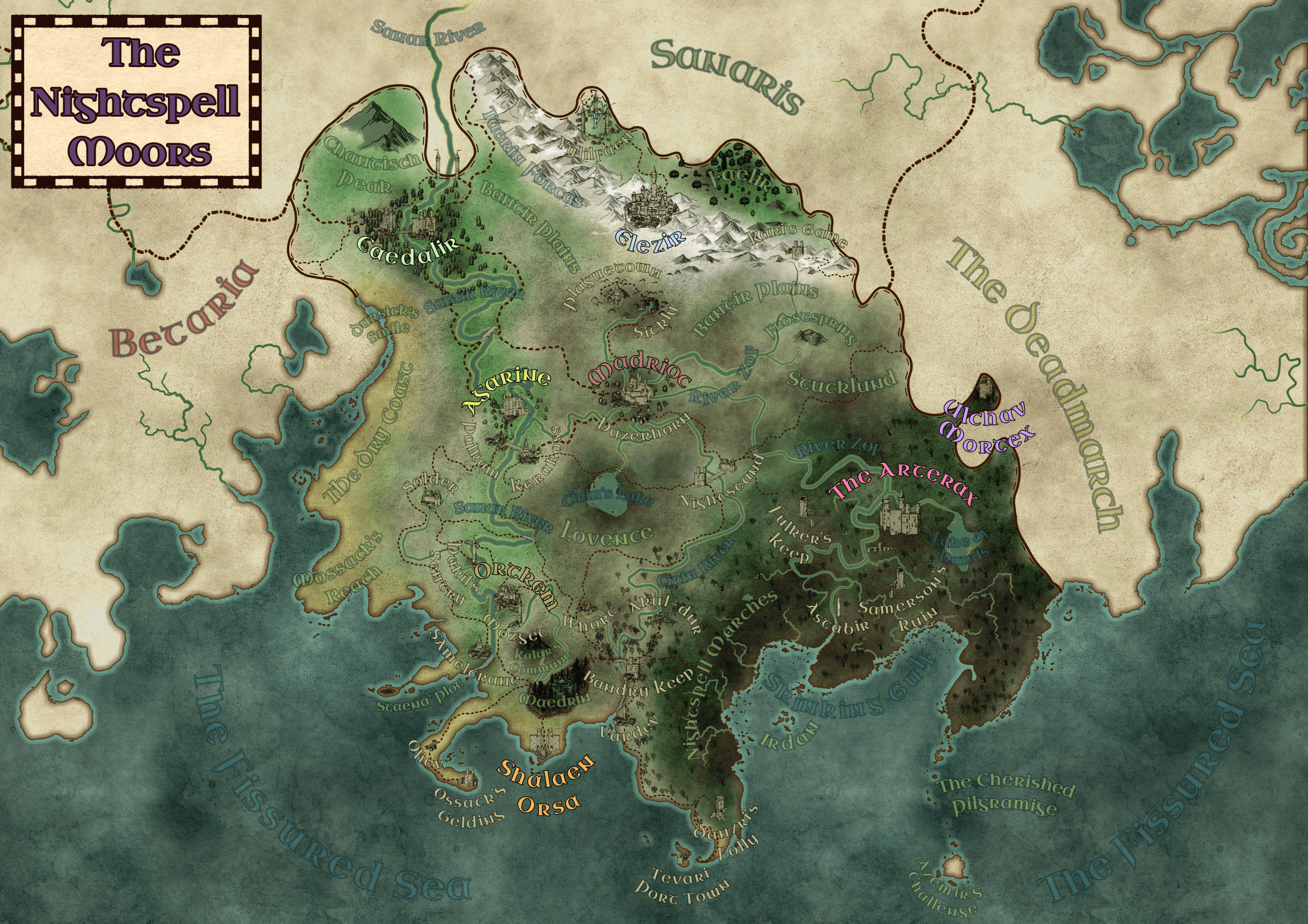 Nightspell Moors - Merin Inventory - Kanka
