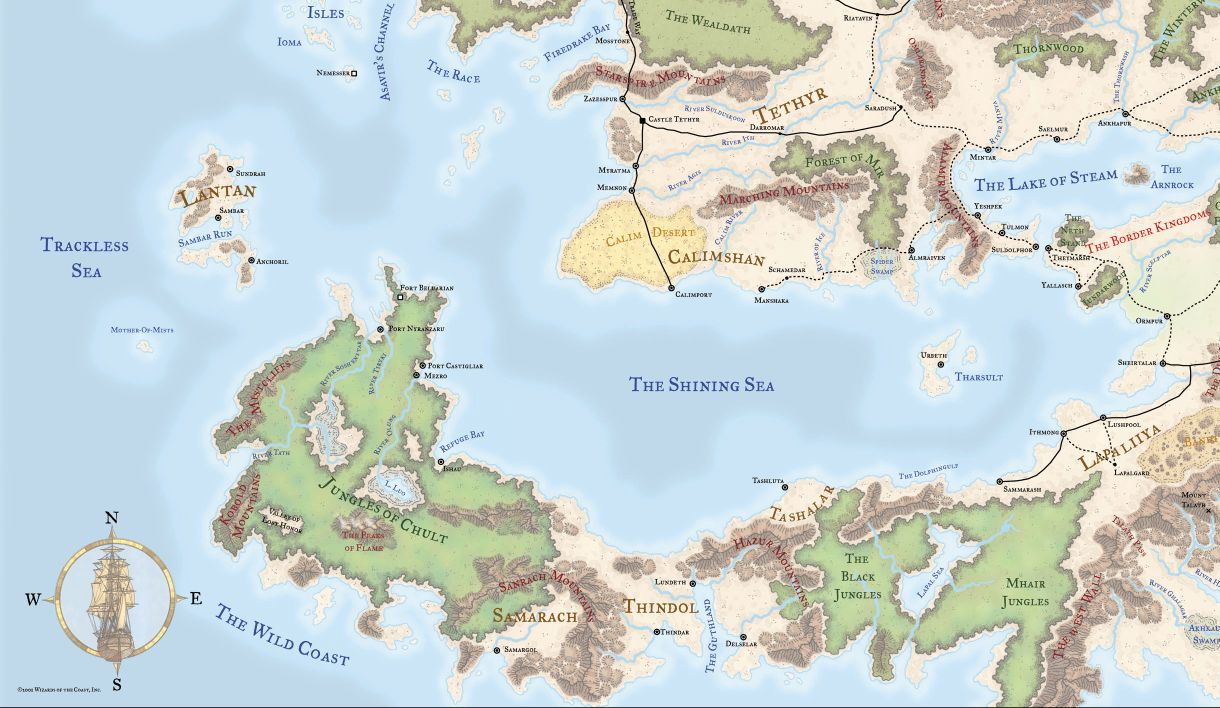 SW Faerun Maps