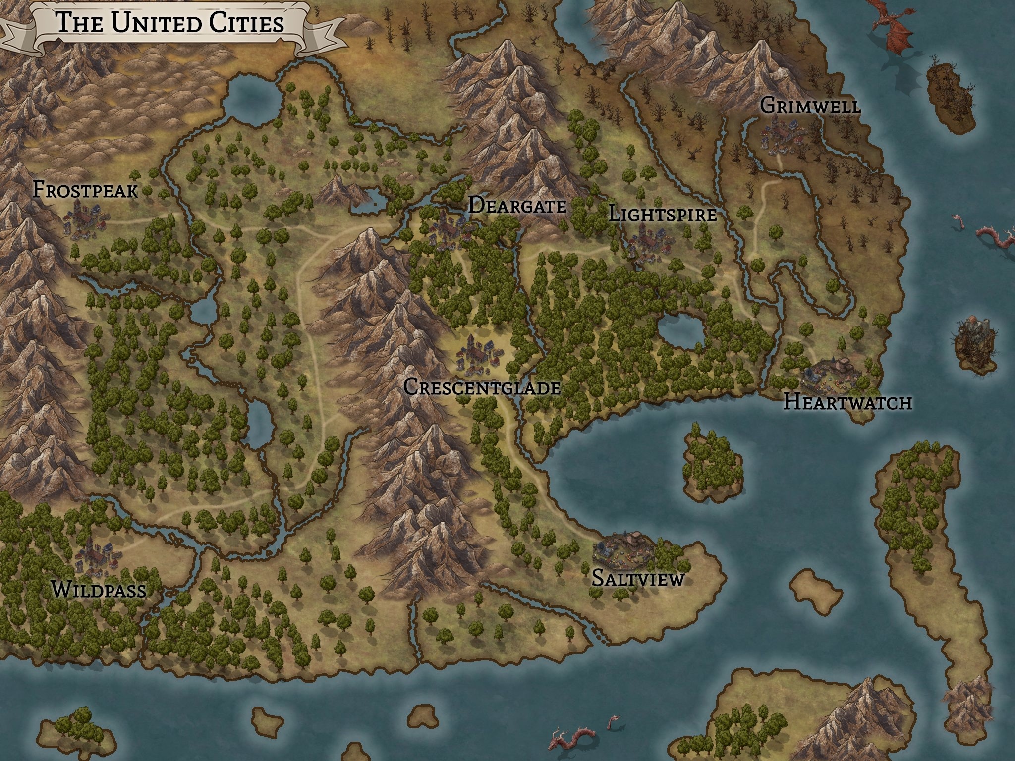 United Cities (Visual) Maps