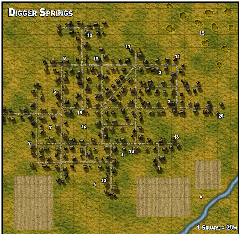 Dagger Springs Maps