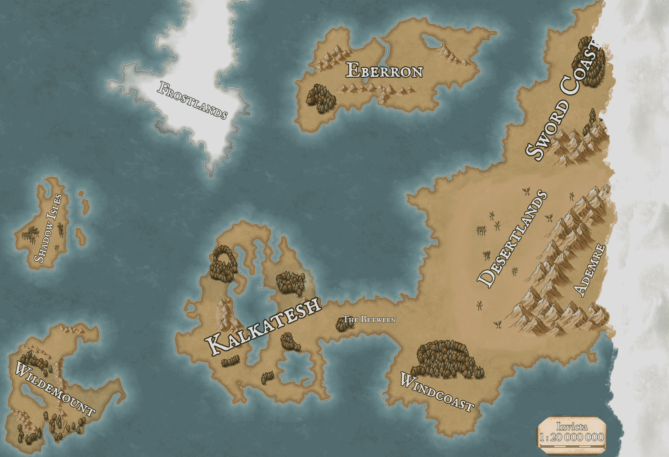 Map of Invicta Maps - Kanka