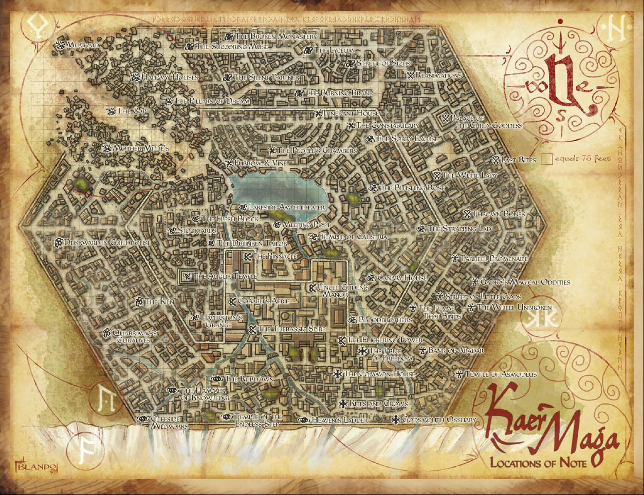 Kaer Maga Maps - Kanka