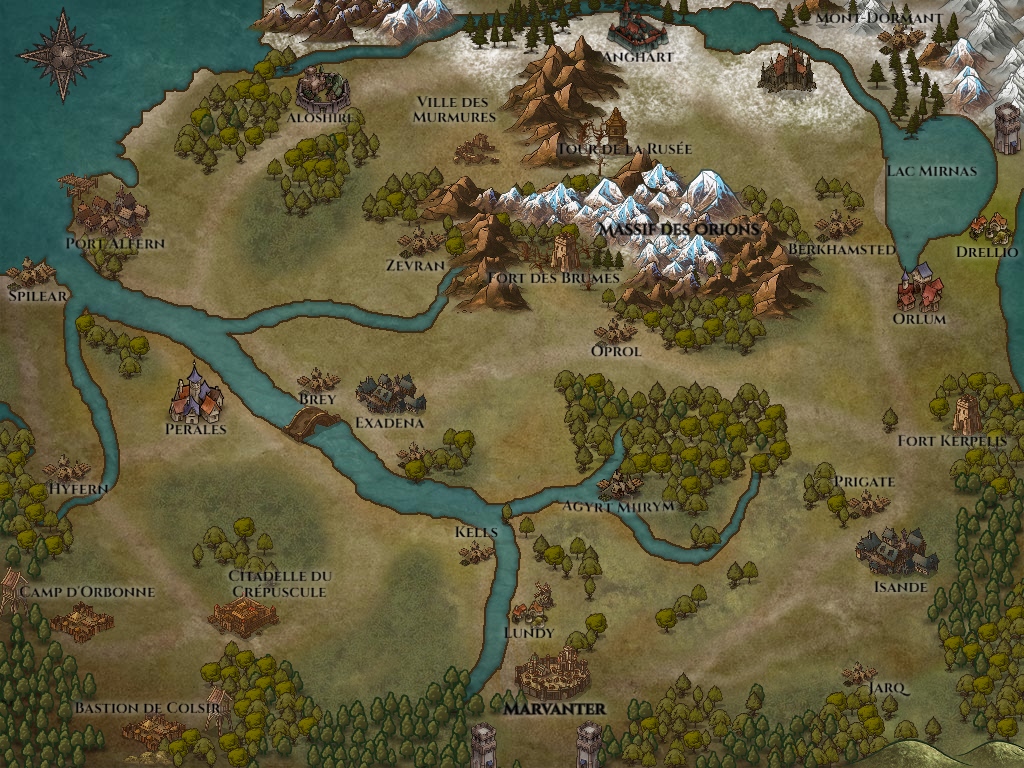 Carte de l'Esmium Maps - Kanka