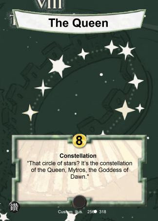 (Ⅷ) The Queen - Notes - Kanka