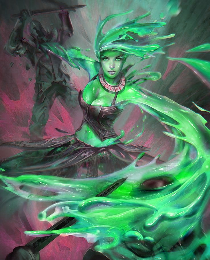 Slime Genasi - Races - Kanka