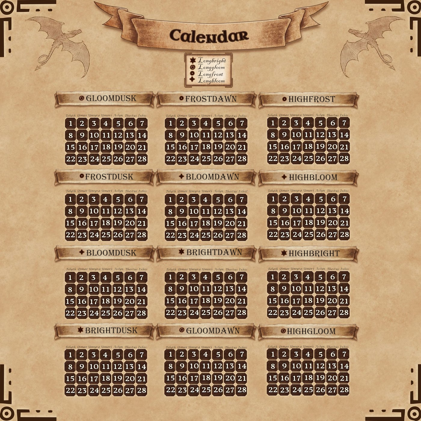 Common Calendar - Calendars