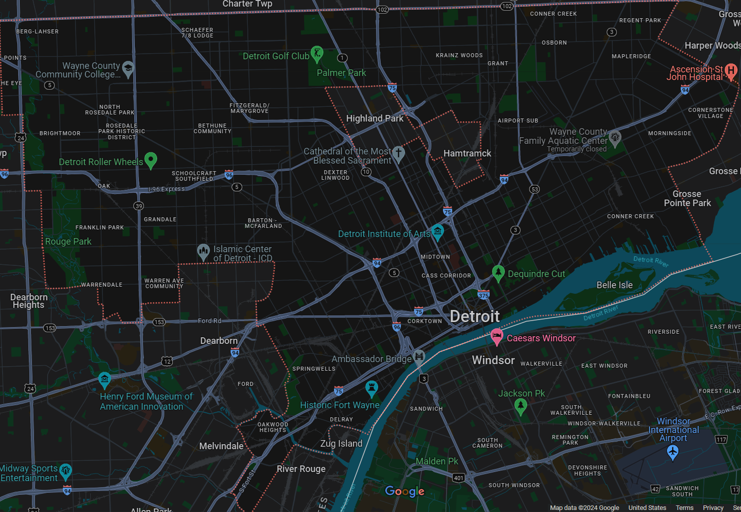 Detroit - Maps - Kanka