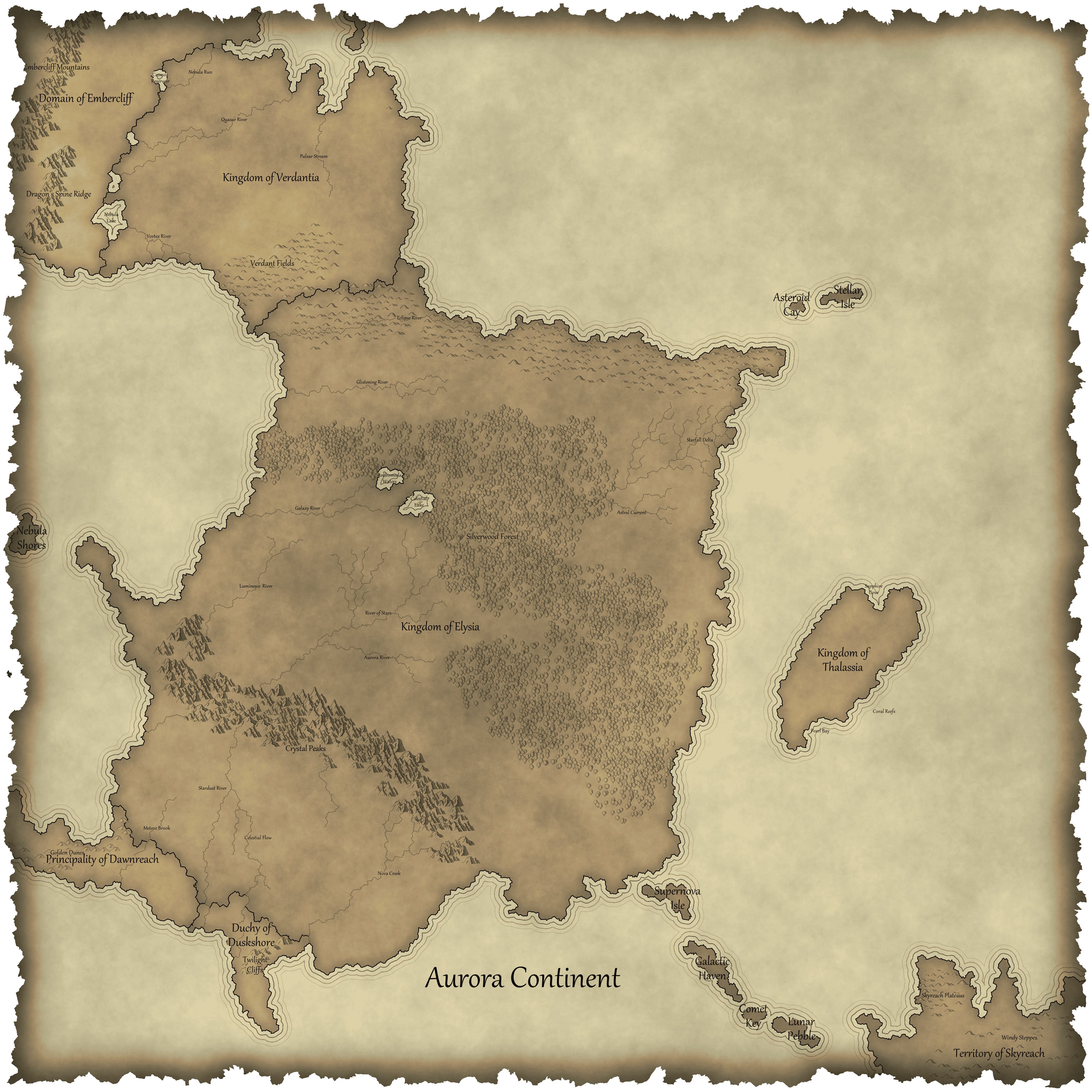 Aurora Continent Maps - Kanka